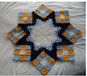 Blue Star Afghan - Crochet Easy Patterns