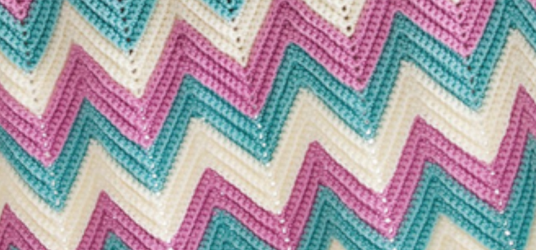 ZIG ZAG BABY BLANKET - VIDEO - Crochet Easy Patterns