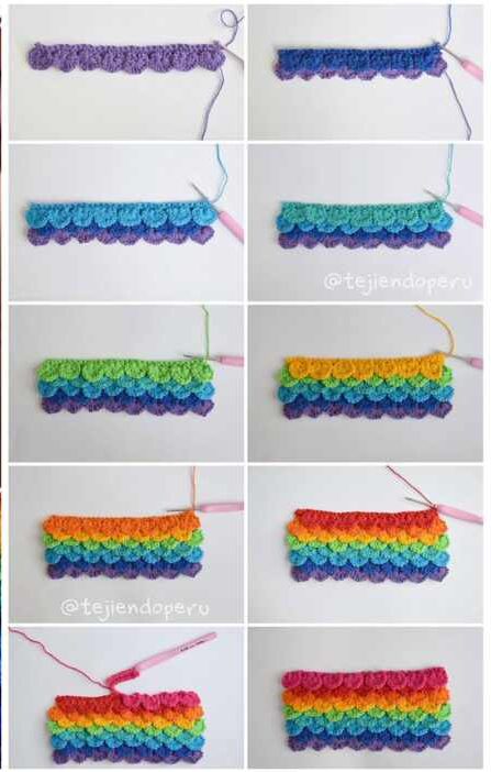 Sequin Stitch Crochet Pattern - Crochet Easy Patterns