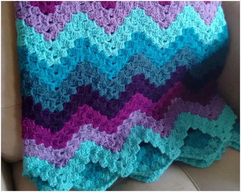 Vintage Rippling Blocks - Crochet Easy Patterns